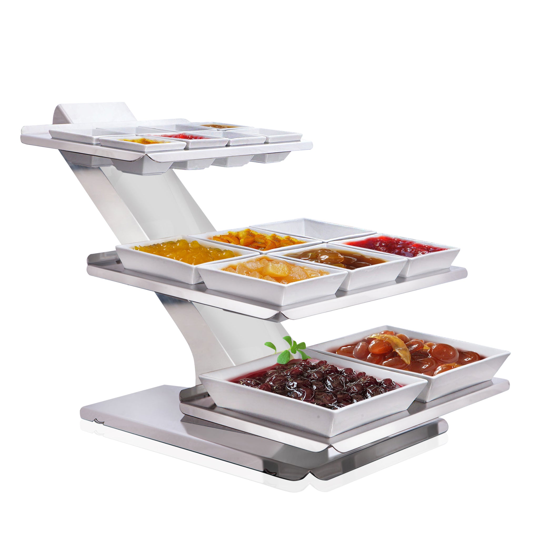 Etajer Sea 3 Kat 16 Yuvalı Karışık Kase İçin Satine – GÜREN